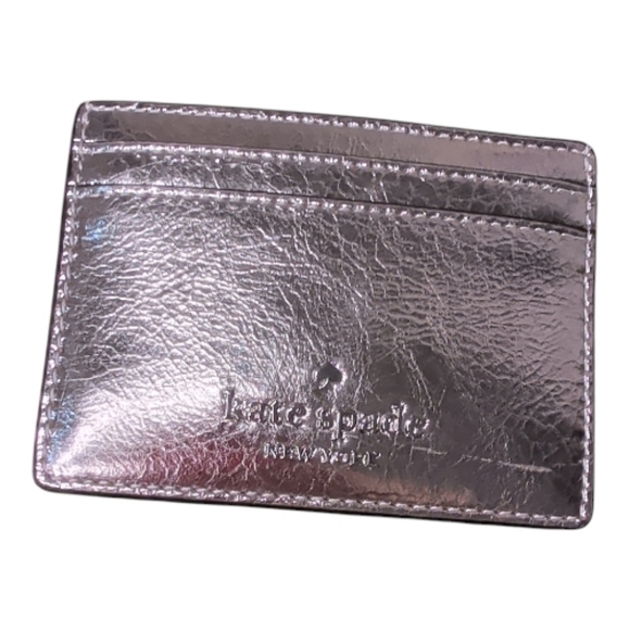kate spade | Accessories | Kate Spade Metallic Card Holder Nwt | Poshmark